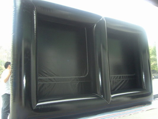 Customized 0.55mm PVC open air Inflatable Movie Screen For wedding