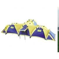 Fibre de verre + tente de camping sauvage de partie gonflable de tissu d'Oxford 4 * 6 * 1.36m