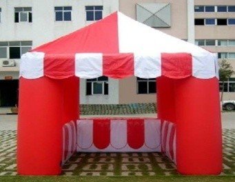 tente gonflable de parc 420D Oxford de tissu bleu 3 * de 3 * de 3.2m pour l'exposition