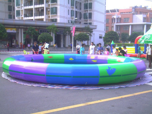 Large 0.9mm PVC Tarpaulin Inflatable Family Pool For Leisure Entertainment