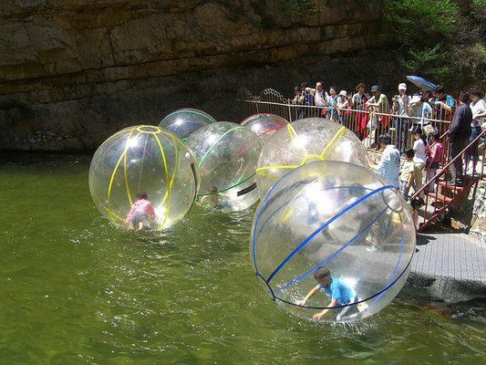 Clear Large 0.8mm PVC Inflatable Water Walking Ball Commercial