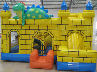 jeux gonflables de sports d'enfants de bâche de PVC de 0.55mm, château plein d'entrain commercial de Moonwalk
