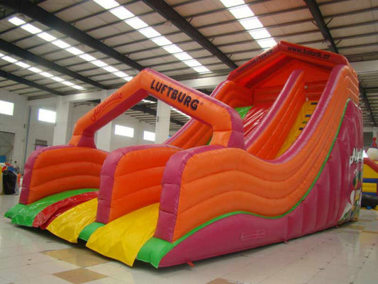 Jeux gonflables durables de sports, glissière de videur de bâche de PVC d'amusement pour des enfants