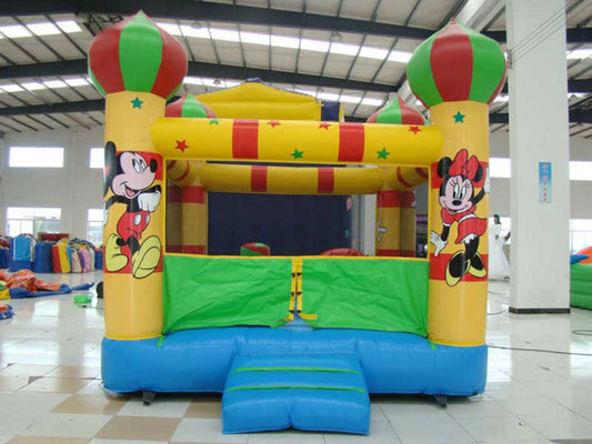 Jeux gonflables de sports de petit de PVC de bâche château mignon de rebond pour des enfants
