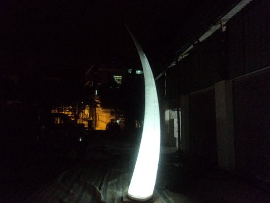 LED che accende i prodotti gonfiabili di pubblicità della lampada di Horn per la decorazione del partito