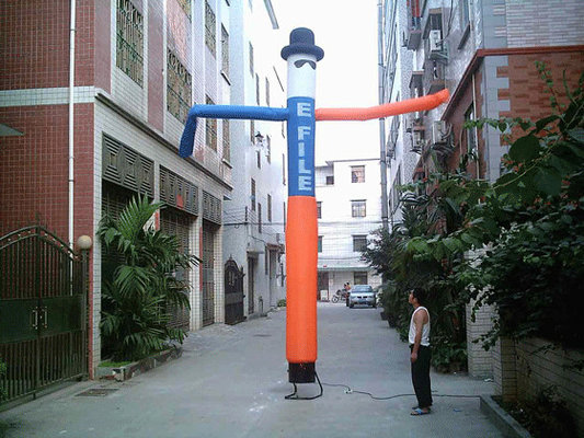 Danseurs gonflables d'air de la publicité de produits de la publicité de bâche de PVC 8m