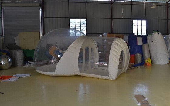 tente gonflable de partie de PVC d'espace libre de diamètre de 5m pour des pique-niques extérieurs 4 x 16 x 2.5m