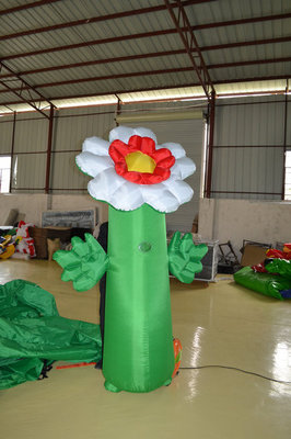 Prodotti gonfiabili variopinti di pubblicità, bello fiore gonfiabile Customed