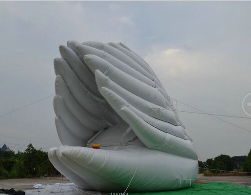 Large Inflatable White Swan , Company Advertising Product 4m height