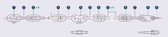 Chafe Chain B OCIMF 2007 -China Largest Factory Aohai Marine use with ships of 350,000 tonnes or less deadweight