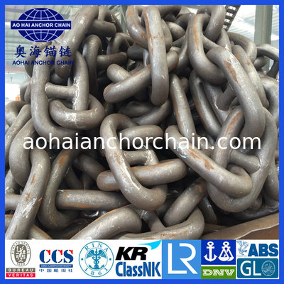 Stud Link Anchor Chain With IACS cert.-Aohai Marine China Largest Factory with Military certification