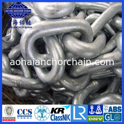6~50mm BM1 BM2 BM3 galvanized studless Anchor Chain with certification
