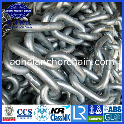 6~50mm BM1 BM2 BM3 galvanized studless Anchor Chain with certification