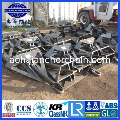 Flipper Delta Anchor, Black Painted stockless Delta Flipper Anchor with KR BV NK LR ABS DNV CCS certification