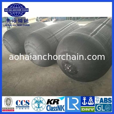 50KPA chain-net type Pneumatic Rubber Fender, Marine Pneumatic rubber fender with Certification