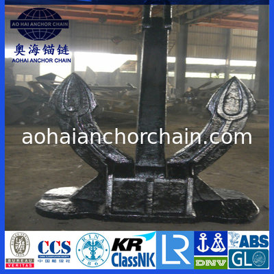 SR Type Spek Stokless Anchor, Black Painted stockles type Spek Anchor with KR LR BV NK DNV ABS CCS cert.