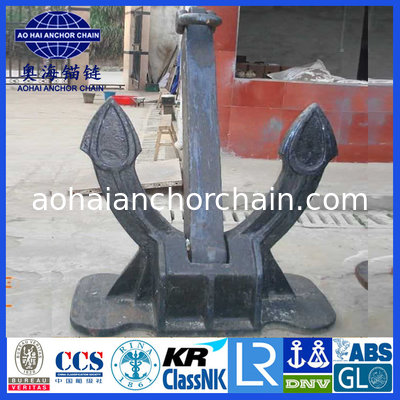 Spek Stokless Anchor, Black Painted stockles M type / SR type Spek Anchor with KR LR BV NK DNV ABS CCS cert.