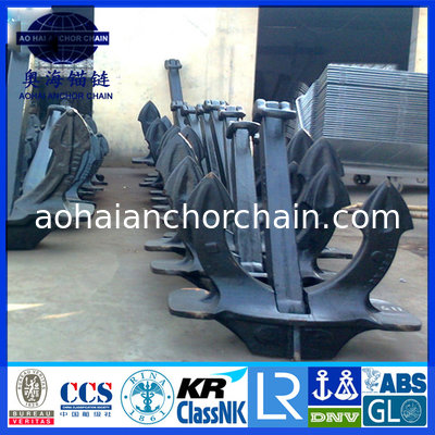 Hall Stokless Anchor, Black Painted stockles A / B / C type Hall Anchor with KR LR BV NK DNV ABS CCS cert.