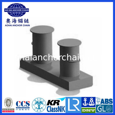 ISO 3913 Double bitt Bollard, Deck Mounted double bitt mooring bollard with BV LR ABS certification
