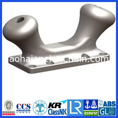 Single Bitt Deck Bollard, Deck Mounted single bitt mooring bollard with BV LR ABS certification