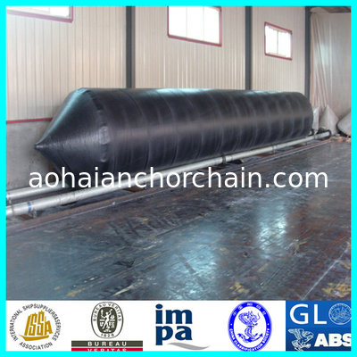 Length 10~24M Marine rubber airbags, natural rubber ship dry docking marine rubber airabgs