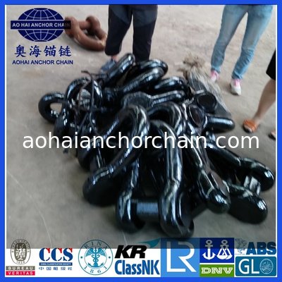 Joining Shackle, Anchor chain Accessories black painted Joining shackle  with KR LR BV NK ABS DNV certification