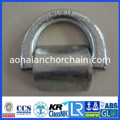 30T Container D-ring, container securing equipment Container lashing Point Galvanized D ring with certification