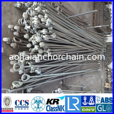 customerized Eye to swivel container lashing bars,Galvanized lashing bar container Securing Equipment with certification