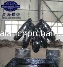 8# Pear Shackle with IACS cert.-Aohai Marine China Largest Factory with IACS and Military certification