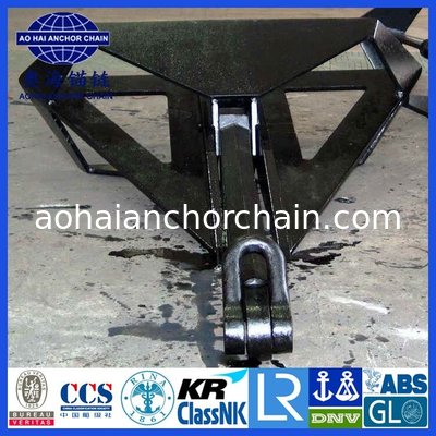 1080KG Flipper Delta drag Anchor, Black Painted  Delta Flipper Anchor with KR BV NK LR ABS DNV CCS certification