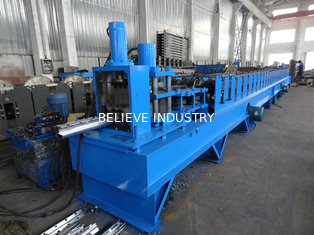 China Metal Wire Post Peach Shape Fencing Post Roll Forming Machine supplier