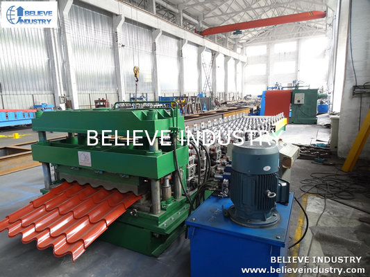 Tile Roof Panel Roll Forming Machine - YX43-200-1000 supplier