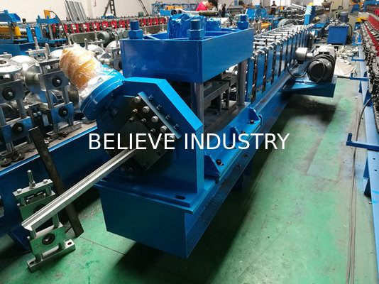 2 Inch / 3 Inch Garage Door Guide Rail Roll Forming Machine supplier