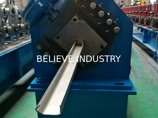 2 Inch / 3 Inch Garage Door Guide Rail Roll Forming Machine supplier