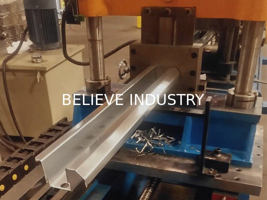 Custom Omega Profile Steel Section Cold Roll Forming Machine To Canada supplier