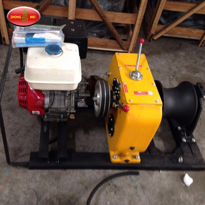 Lifting equipment 1 Ton Gearbox Lifting Winch With Honda Engine