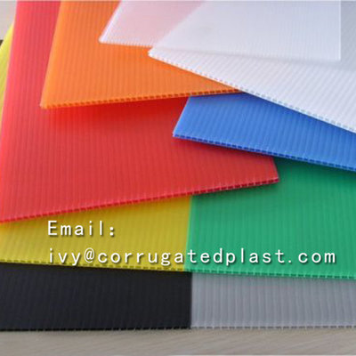 PP polypropylene corrugated hollow fluted 4x8 sheets plastic
