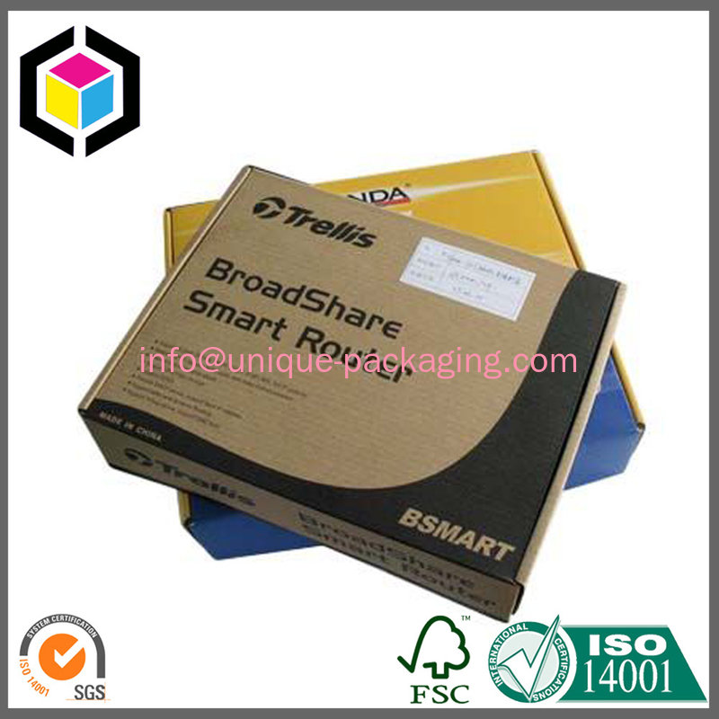 Black Color Offset Printing Corrugated Shipping Box; Cardboard Mailing Box