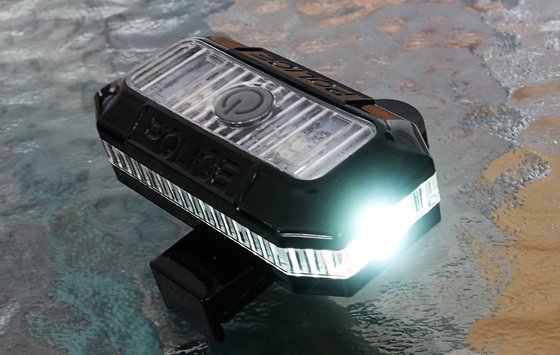 CE certificate police flashing led shoulder light police bike lights