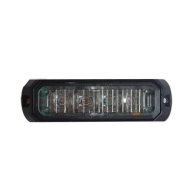 blue flash police headlight impact resistance waterproof 4 led light