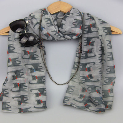 Grey Printing Scarf China Sourcing Agent Guangzhou Buying Agent