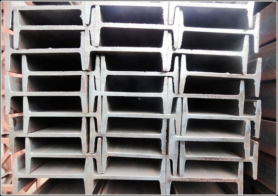 GB/700 Q235B Steel I Beams , Industrial Carbon Steel Construction Beams 