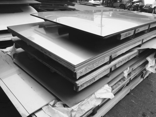 Automotive White 6mm SS Steel Sheet Mirror Finish Stainless Steel