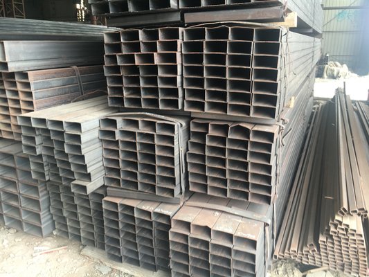 JIS SS400 Hollow Square Steel Pipe with Galvanized Surface Treatment