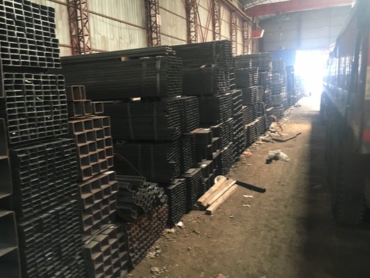 SGS certified Q345 Square Steel Pipe , Seamless S275JR Black Square Tubing