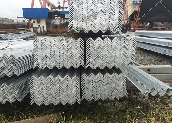Hot Rolled Equal Angle Bar 63 * 10mm With Zinc Coating Surface Treatment