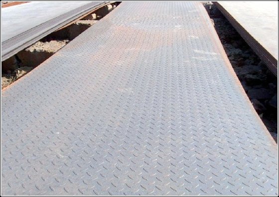 Galvanized ASTM JIS DIN Steel Diamond Plate Sheets With Raised Surface Dimple