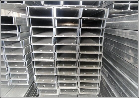 Building Steel Structure C Section Metal with Hot Rolled Craft Galvanized Surface