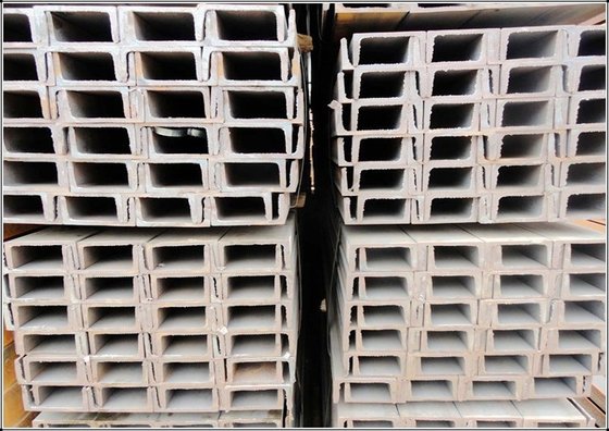 Cutting Mild Steel U Channel , ASTM JIS Q235B U Shaped Metal Bar