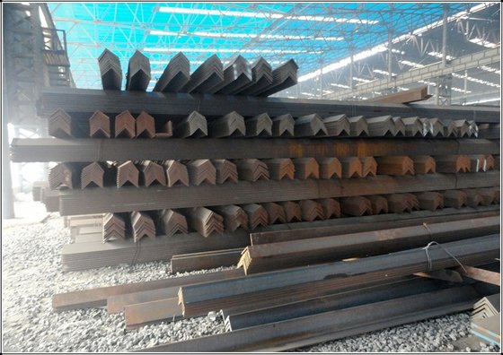 Structural Beam Galvanized Steel Angle , Cutting / Bending / Drilling Hole L Angle Steel